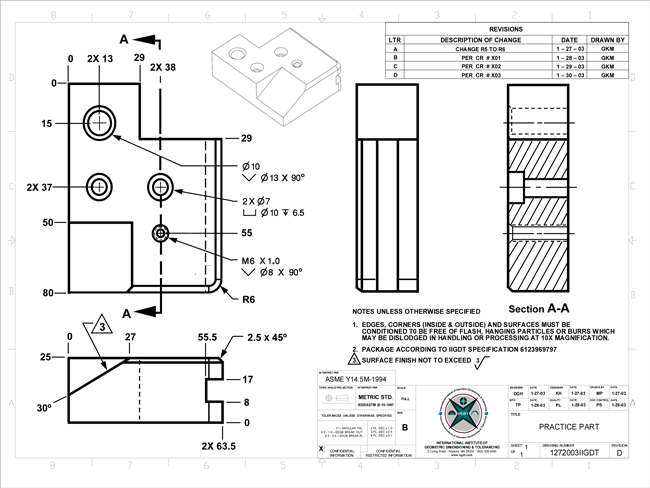 GD&T Level 1 | Introduction to Mechanical Drawings & GD&T ...