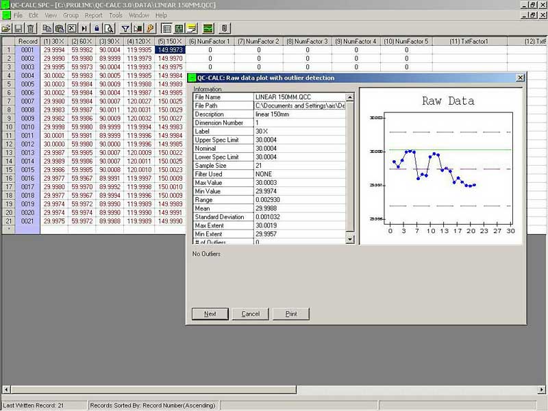 Data Collection And Spc Analysis Qc Calc Spc Qc Calc Spc Gagesite